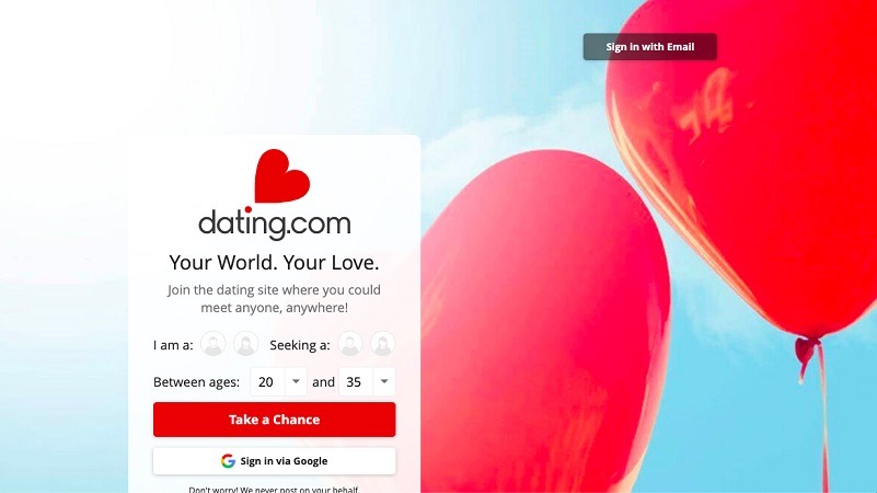 Dating.com is the World's best online dating site to find Romantic Partner